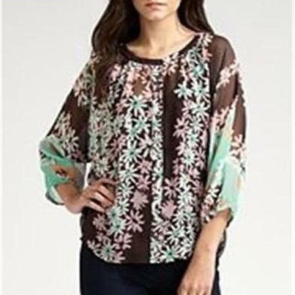 Diane Von Furstenberg | Tops | Dvf Diane Von Furstenberg Aiden Silk ...